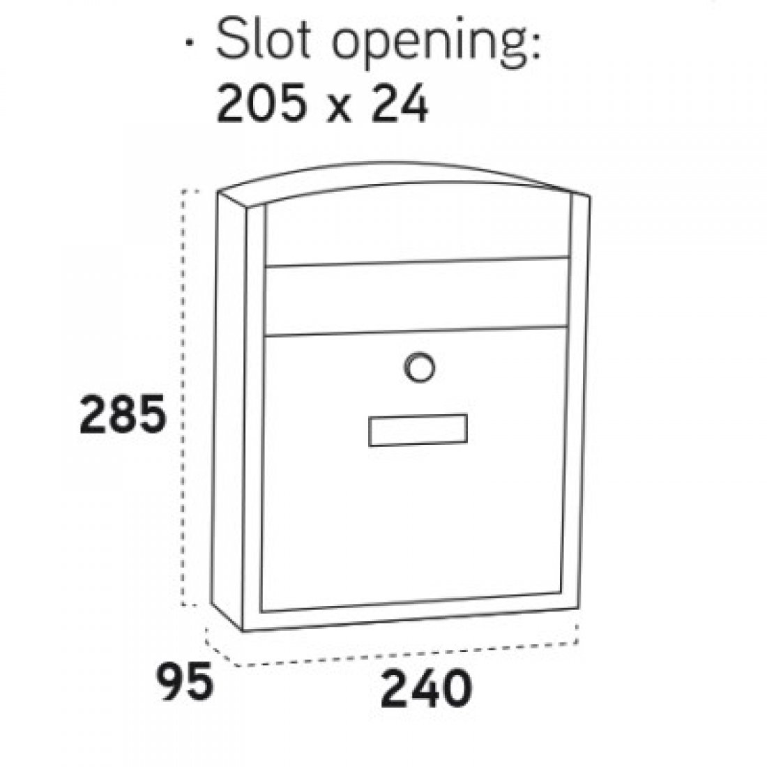 Arregui Compact Mailbox